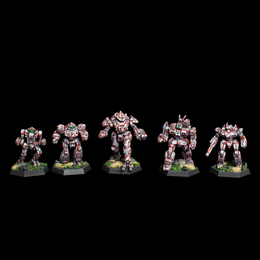 Battletech Clan Striker Star Clan Steel Viper Alpha Galaxy - Etsy