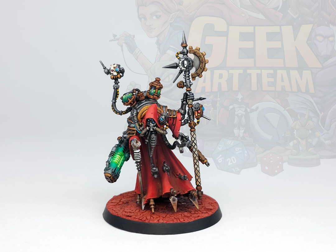 Painted Adeptus Mechanicus Tech-priest Dominus warhammer 40K Armies of ...