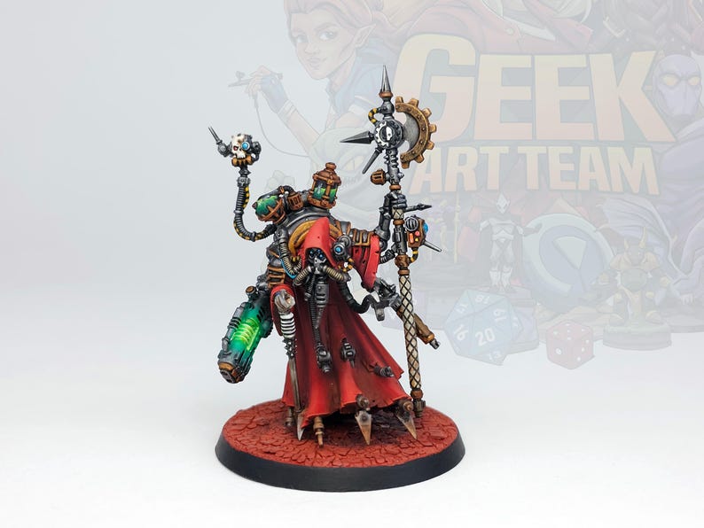Painted Adeptus Mechanicus Tech-priest Dominus warhammer 40K Armies of ...