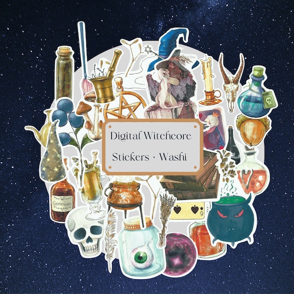 Witch Stickers - Etsy