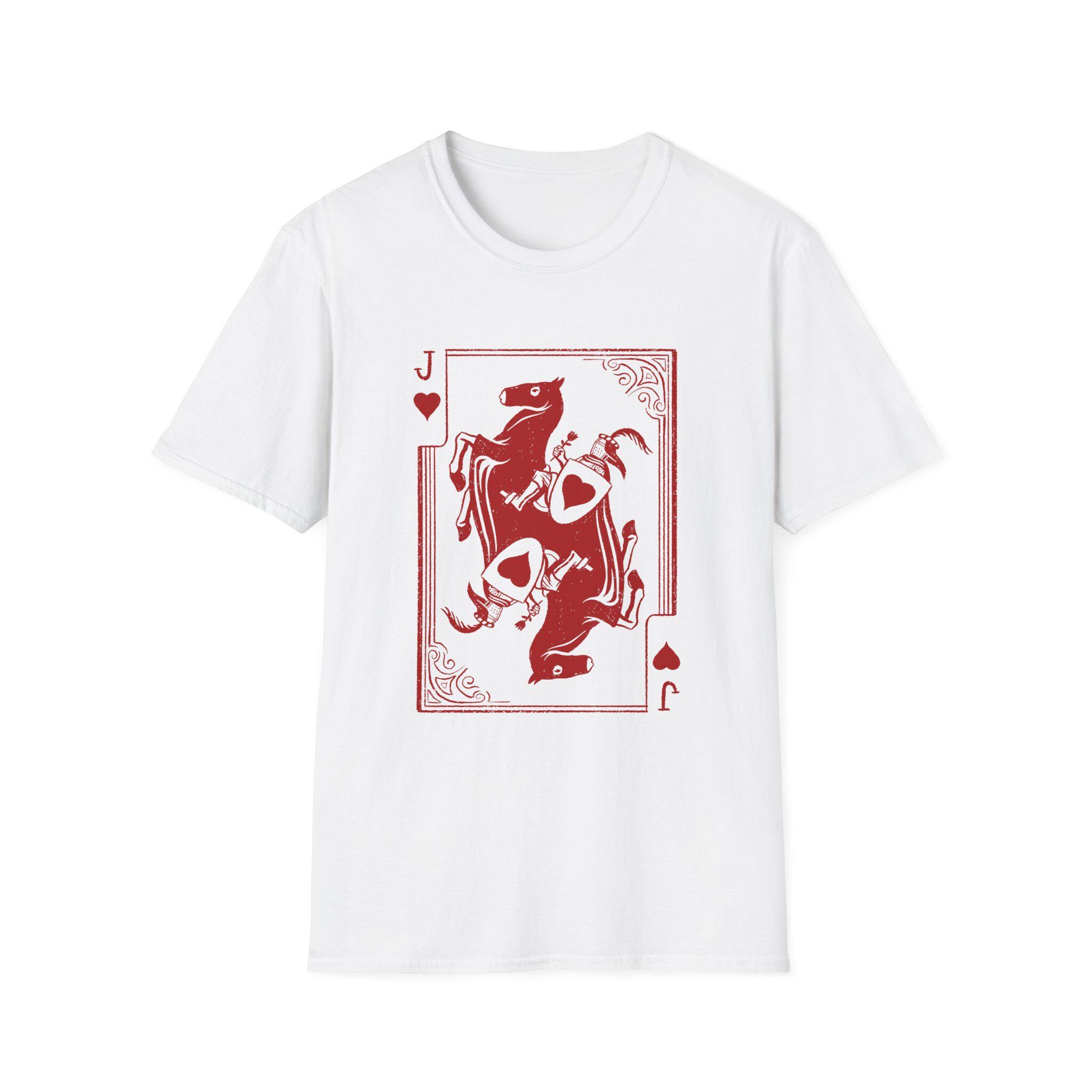 Vintage Playing Card Jack of Hearts T-shirt, Fun Graphic Tee, Gift for ...