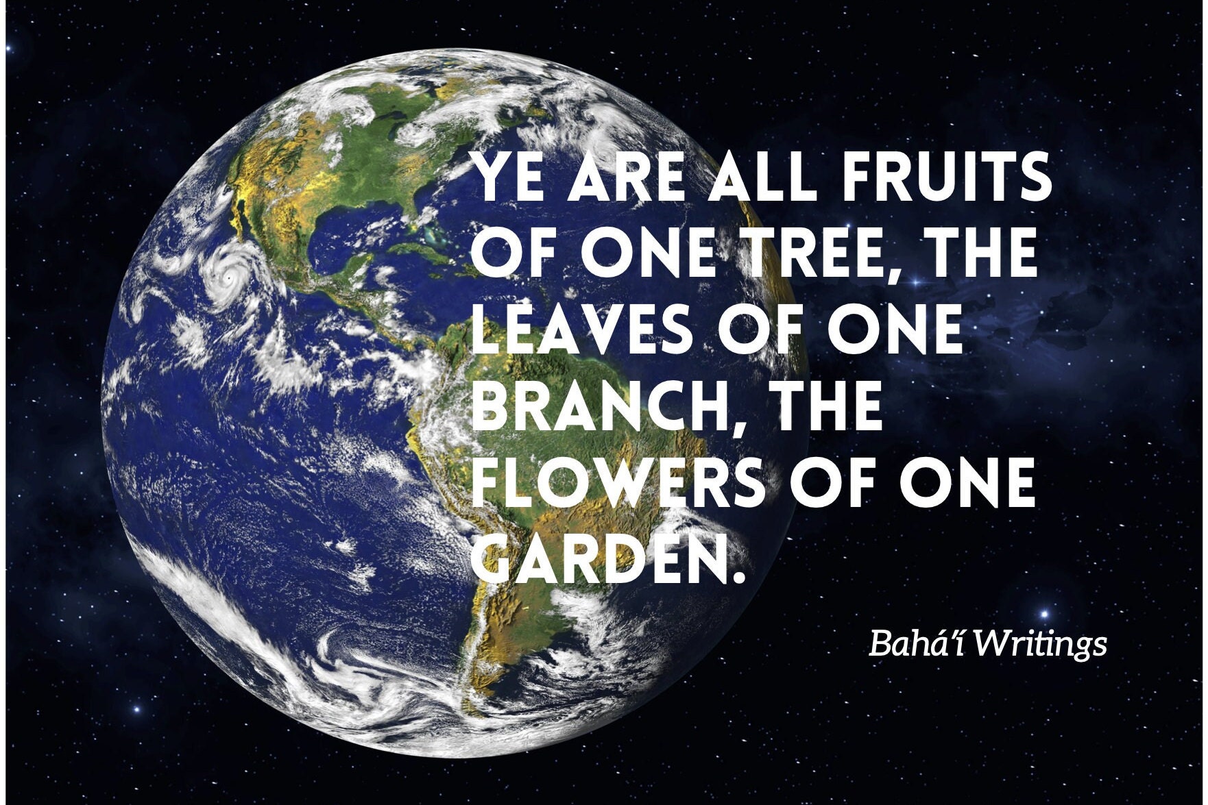 Ye Are All the Fruits of One Tree Bahai Yard Sign - Etsy