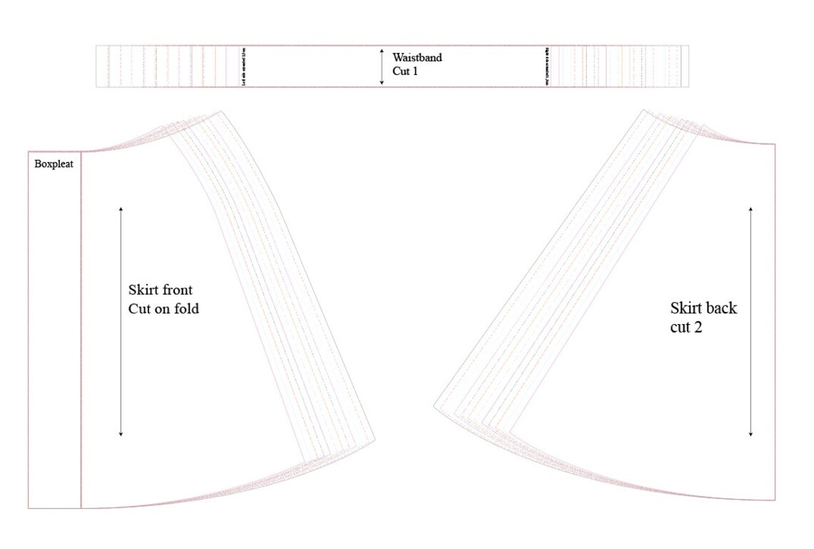 Bundle: Isla Blouse and Henriette Skirt Sewing Patterns, PDF Print at ...