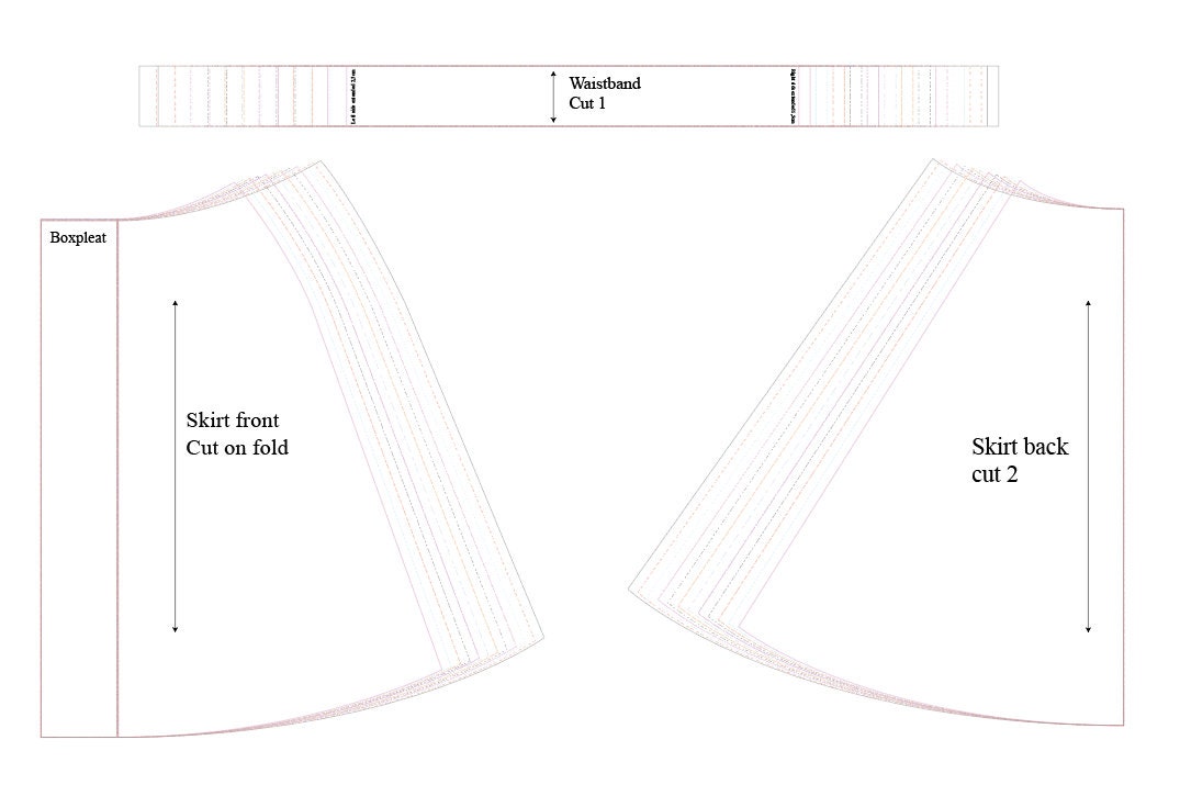 Bundle: Isla Blouse and Henriette Skirt Sewing Patterns, PDF Print at ...
