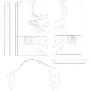 Bundle: Isla Blouse and Henriette Skirt Sewing Patterns, PDF Print at ...