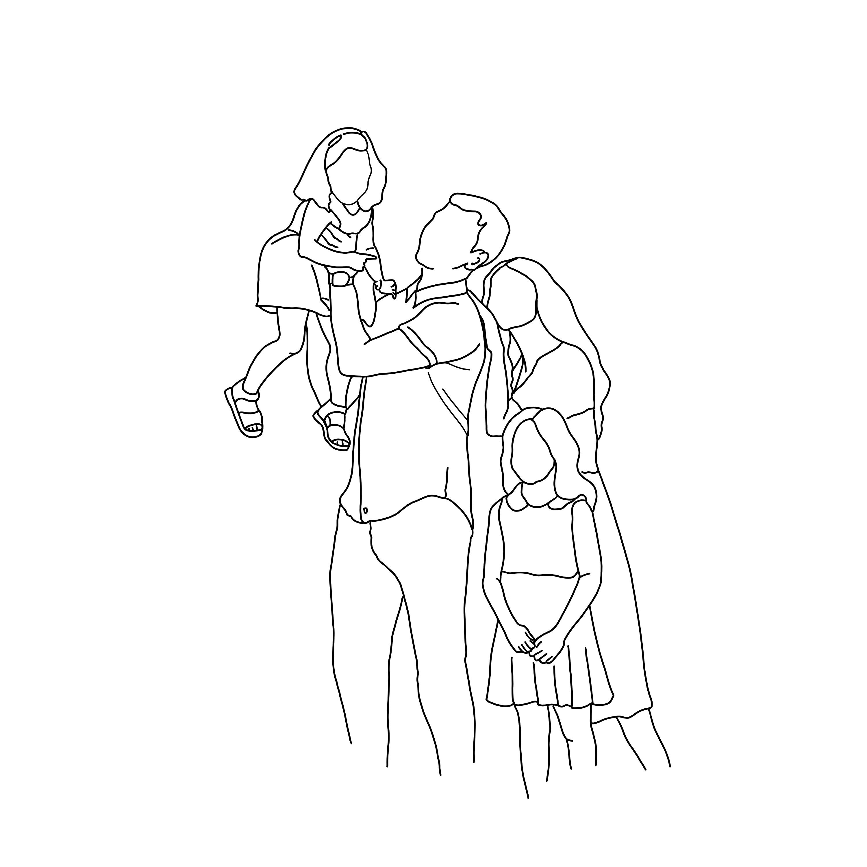 Minimalist Drawing,line Drawing, Digital Line Art, Simple Art ...