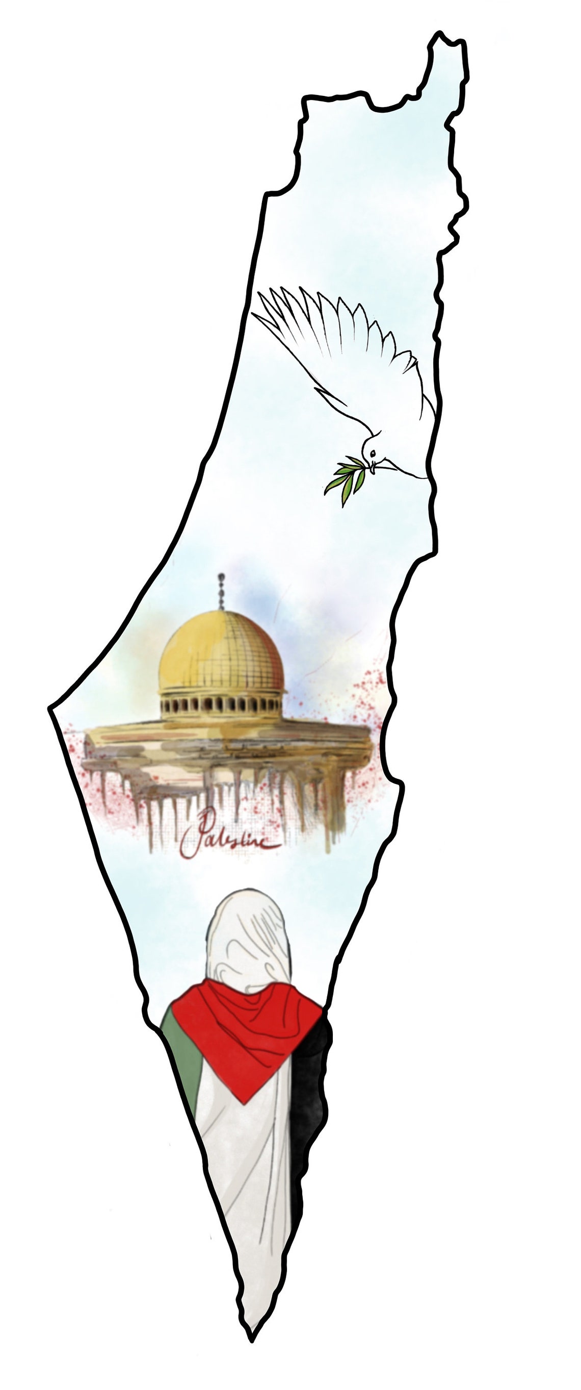 Palestine Map Flag Png, Free Al Mosque, Al Aqsa Mosque, Freedom ...