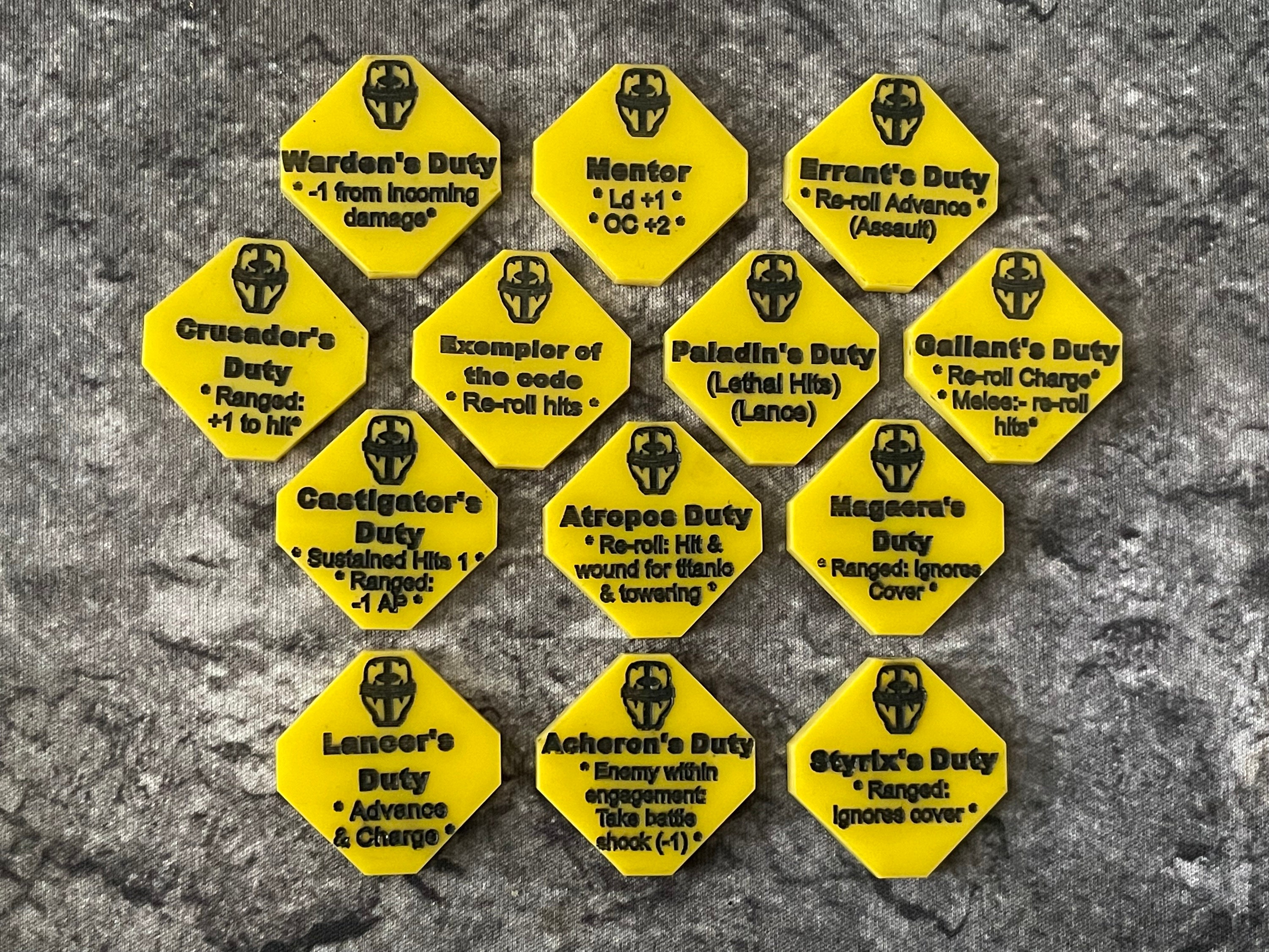 Imperial Knight Bondsmen Tokens - Etsy