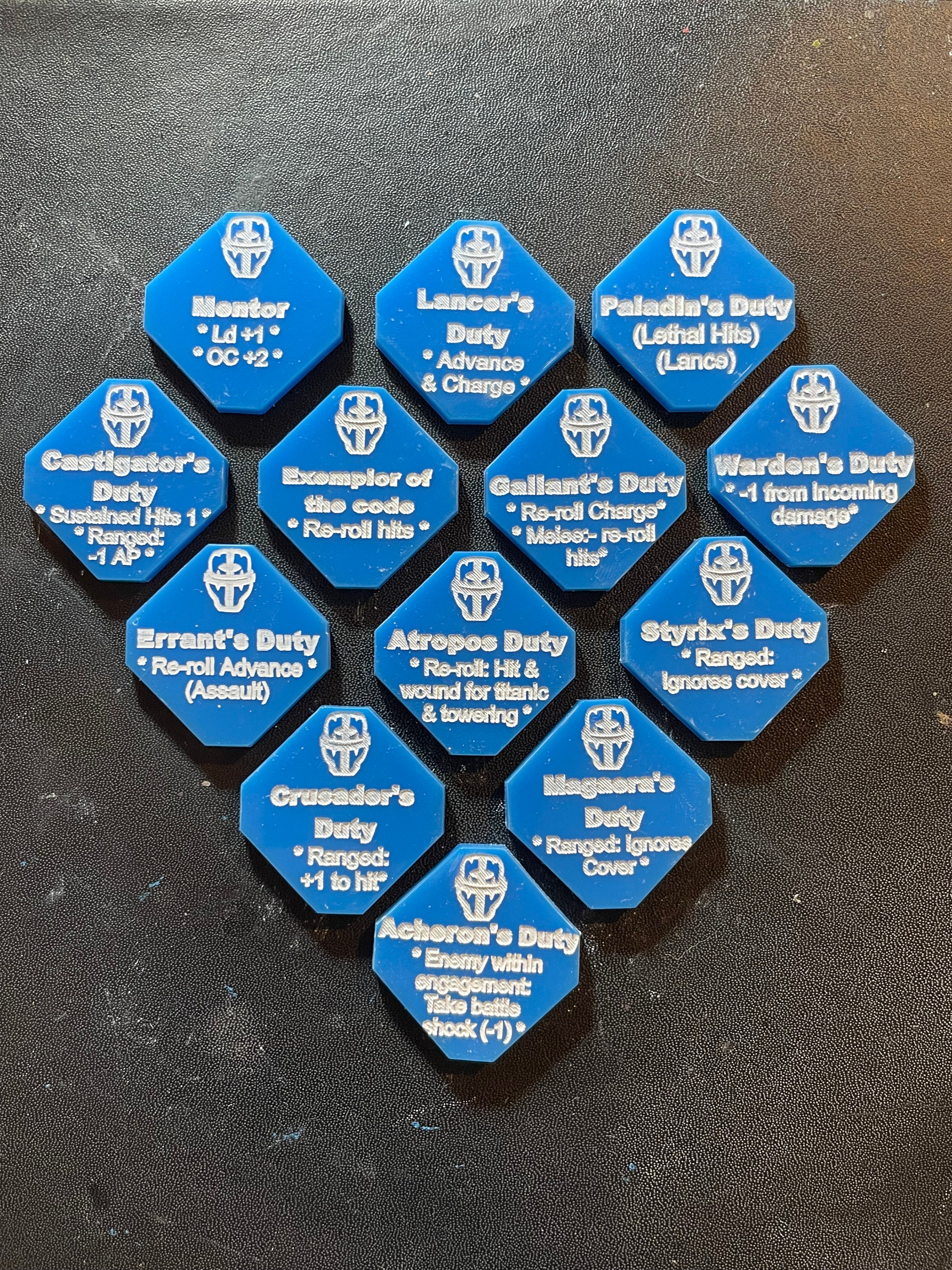 Imperial Knight Bondsmen Tokens - Etsy