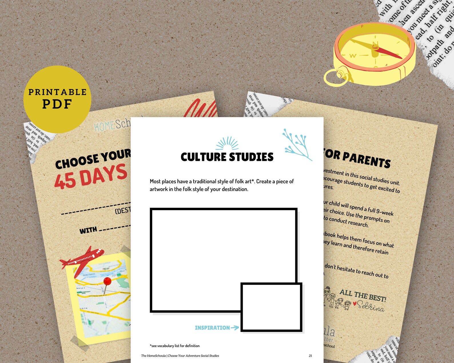 Homeschool Choose Your Adventure Social Studies Unit Study Geography ...