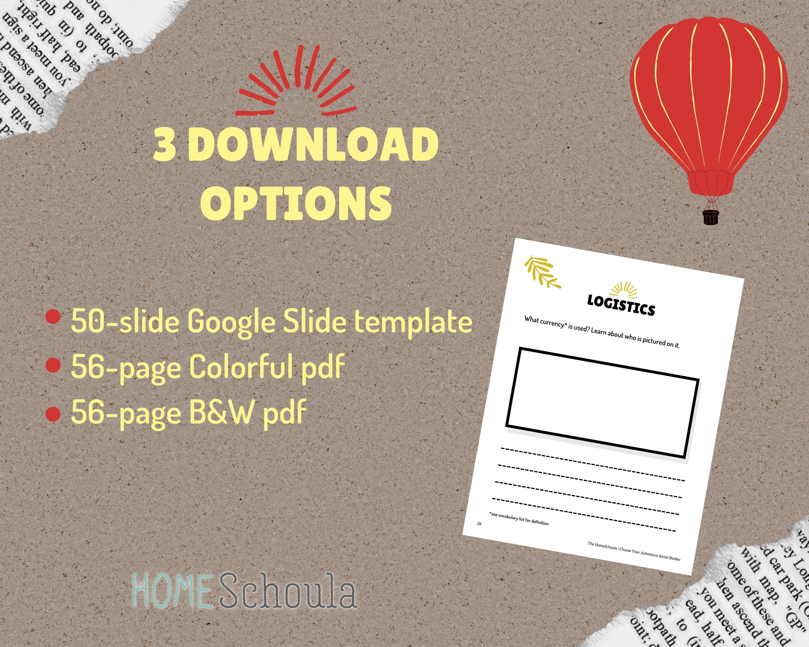 Homeschool Choose Your Adventure Social Studies Unit Study Geography ...