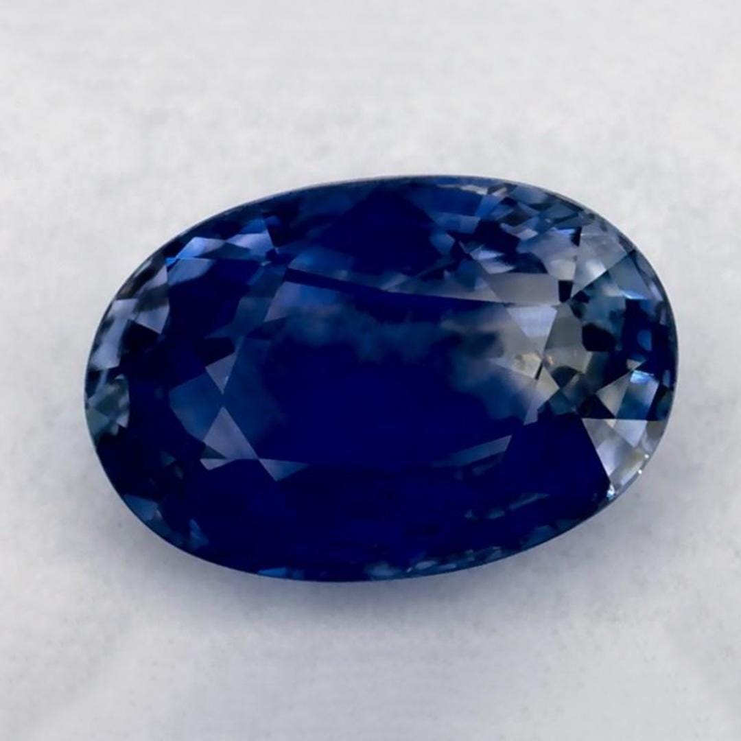 Natural Blue Sapphire – 1.06 Ct Blue Sapphire Oval Loose Gemstone ...