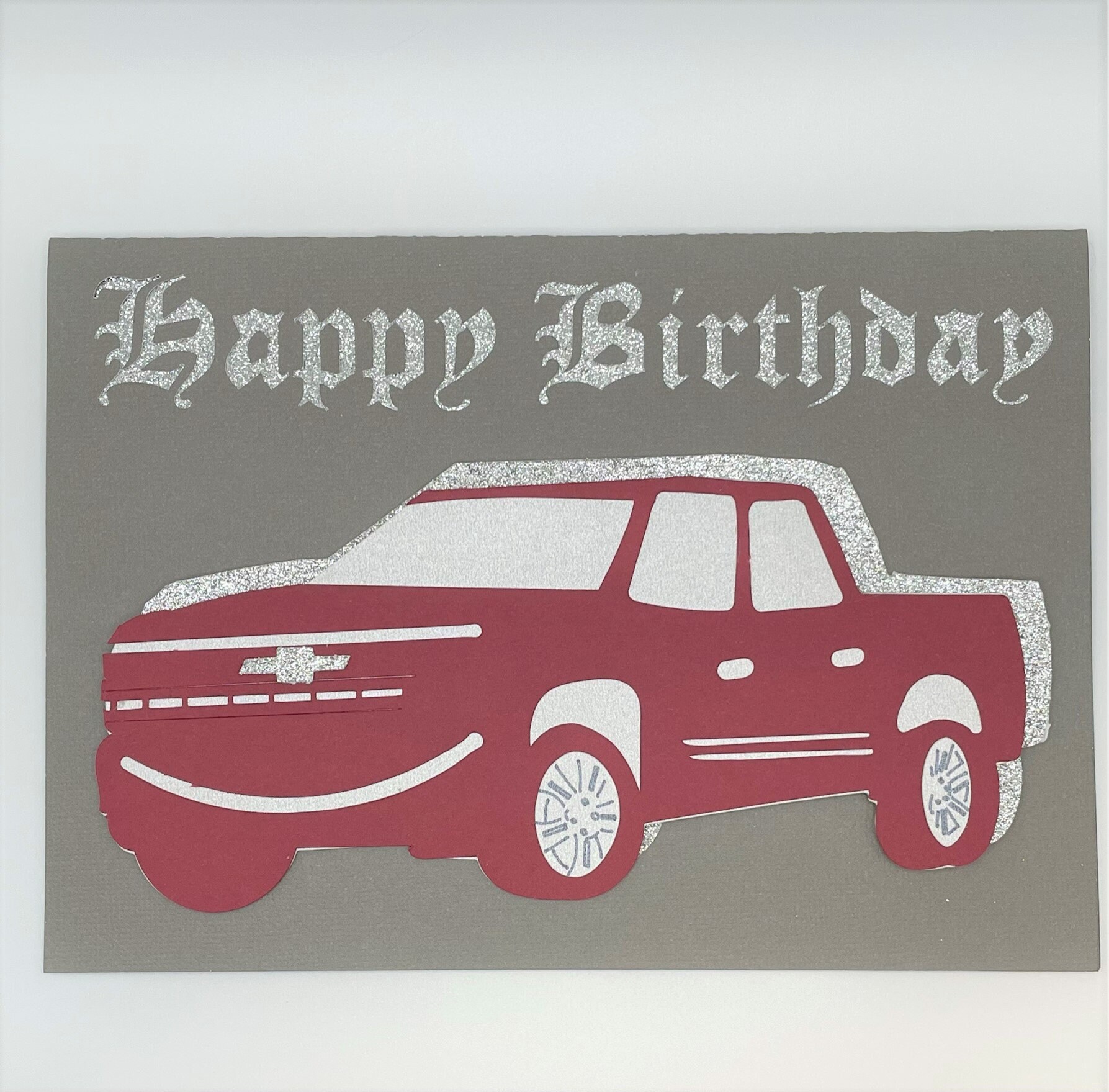 Chevy Truck Birthday Card - Etsy