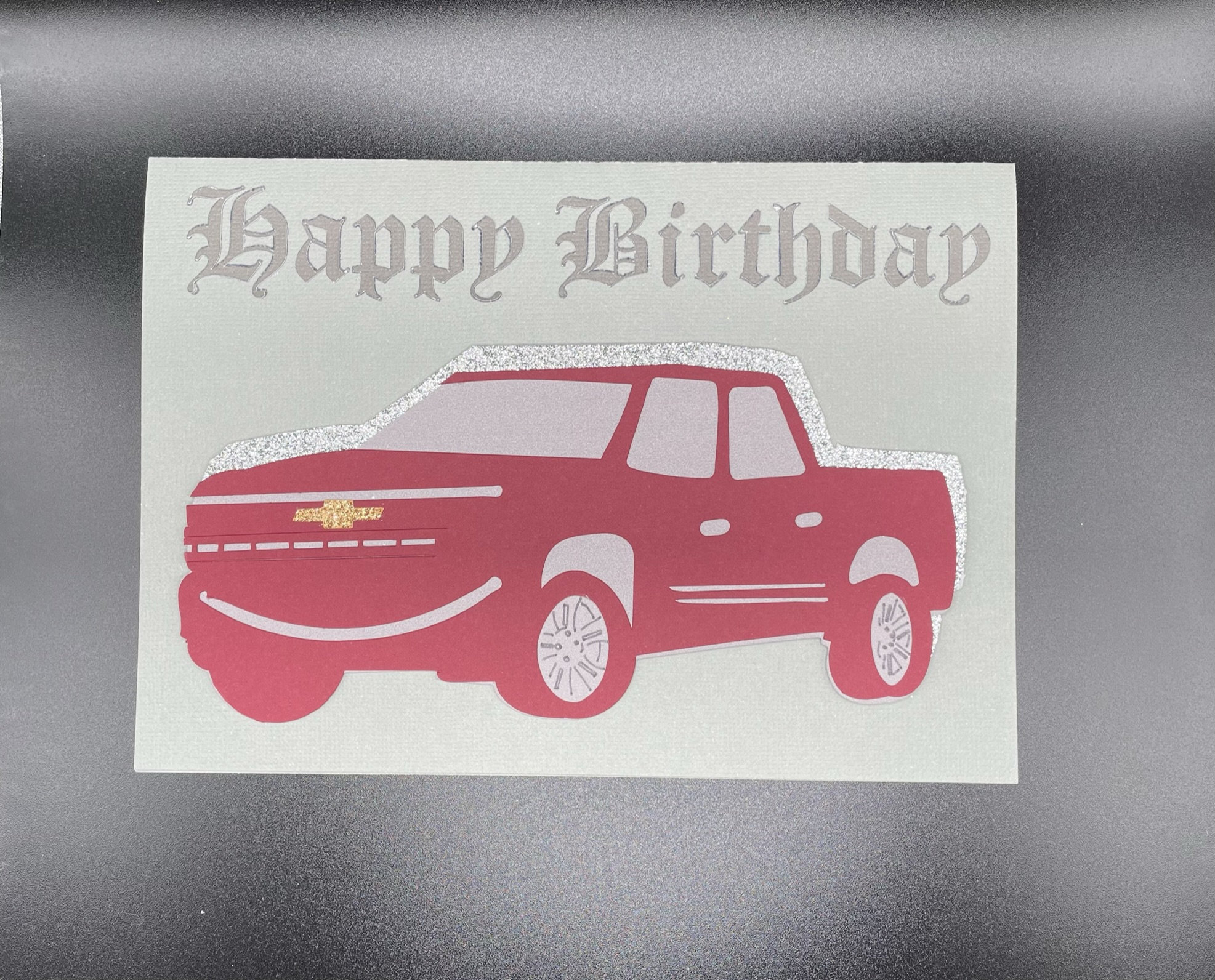 Chevy Truck Birthday Card - Etsy