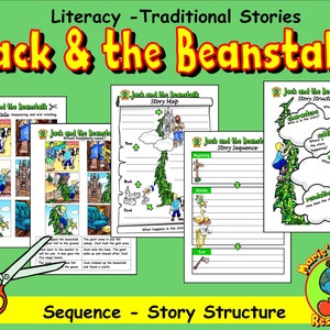 Jack and the Beanstalk, Literacy Traditional Stories, Literacy ...