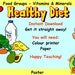 Healthy Diet Poster, Healthy Food, Keeping Healthy Poster, Food ...