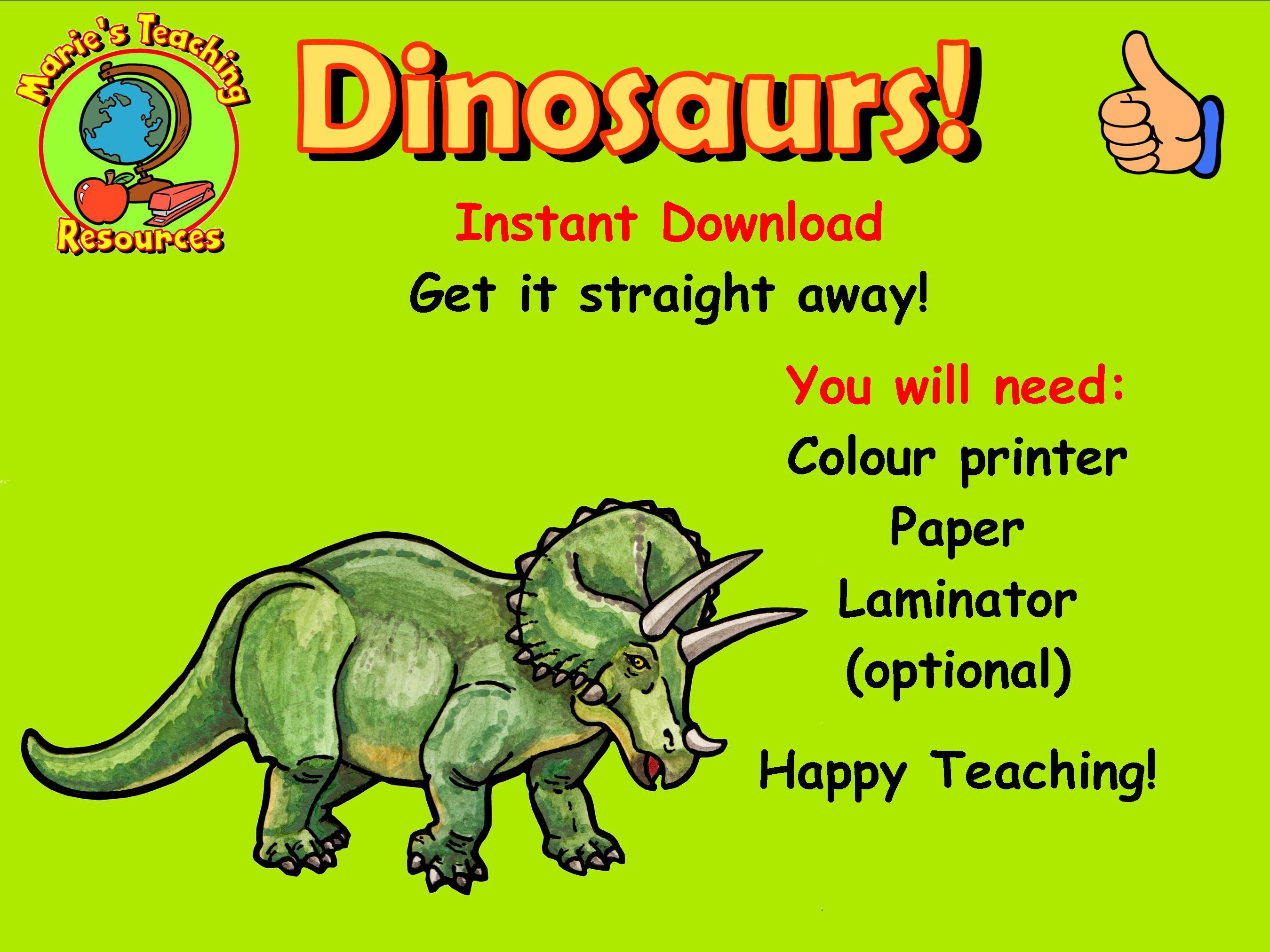 Dinosaurs Classification Posters, Dinosaurs Visual Aid Posters ...