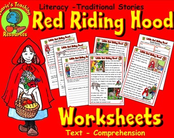 Little Red Riding Hood - Literacy Activity Booklet - Etsy