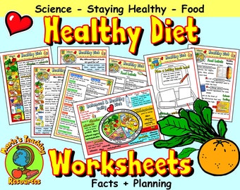 Balanced Diet Poster, Food Eatwell Guide, Science Keeping Healthy ...
