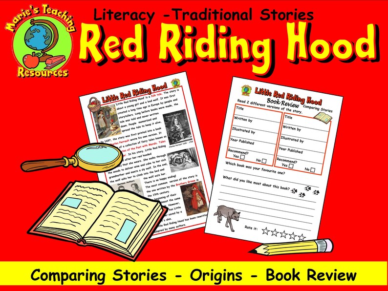 Little Red Riding Hood Story, Worksheets, Traditional Stories ...