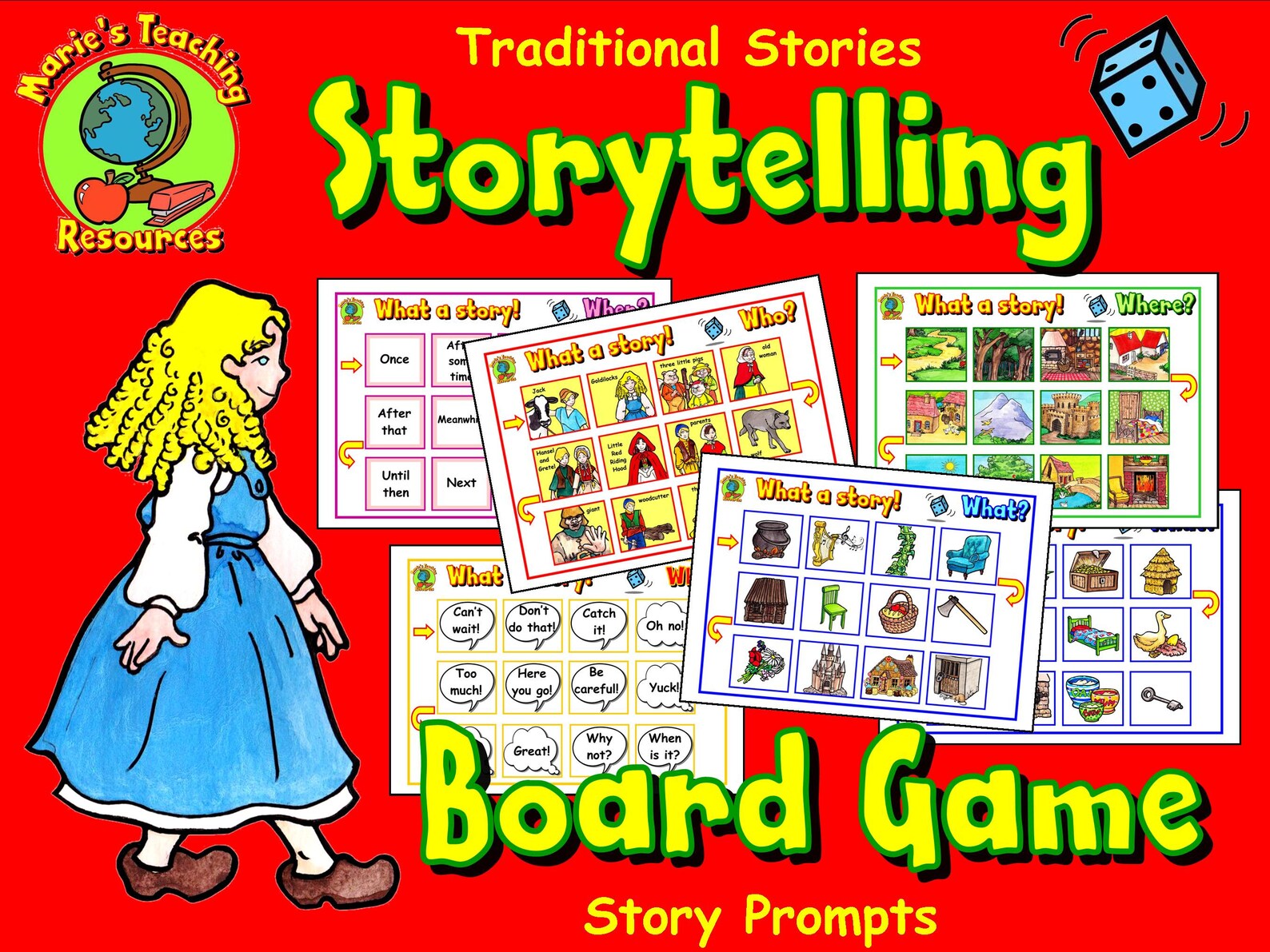 Traditional Stories Board Game, Storytelling Writing Stories, Literacy ...