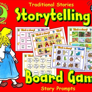 Traditional Stories Board Game, Storytelling Writing Stories, Literacy ...
