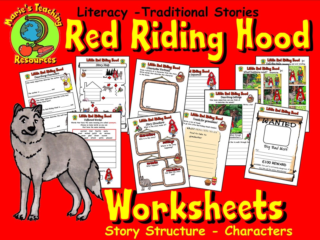Little Red Riding Hood, Story Structure, Literacy Fiction Traditional ...
