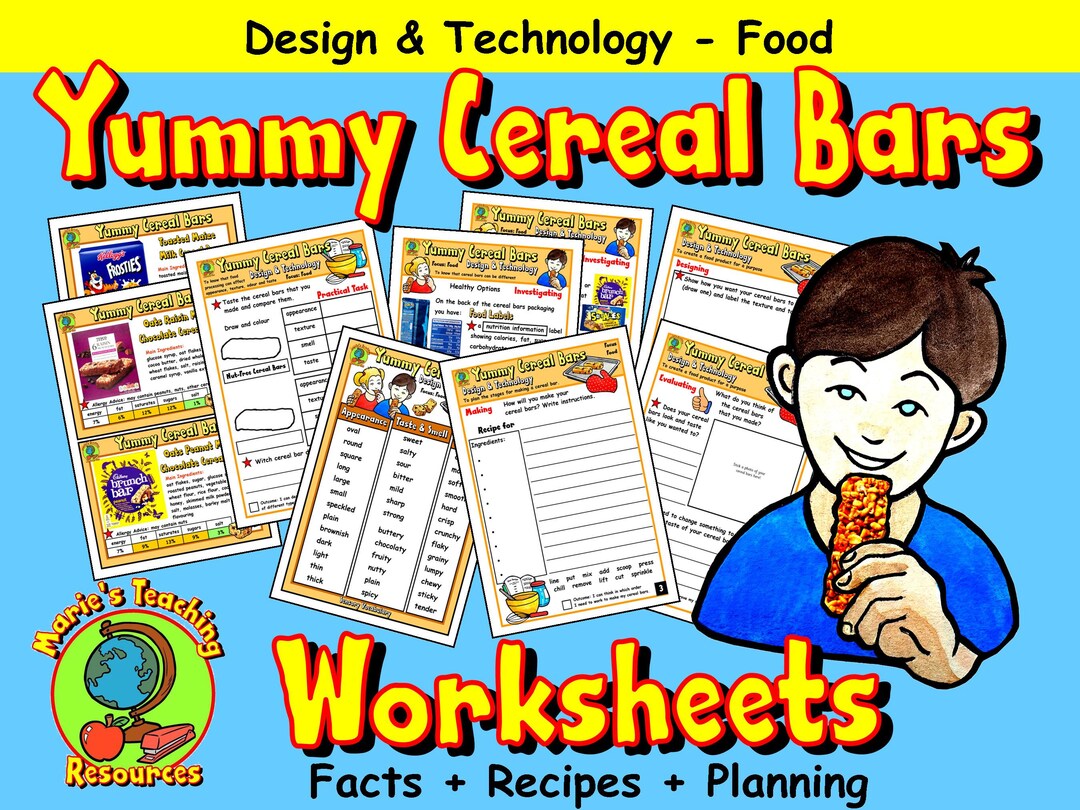 Cereal Bars Unit of Work, Design Technology Food Teaching Resources ...