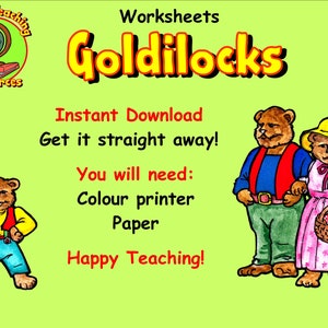 Goldilocks & the Three Bears, Story Structure, Literacy Fiction ...