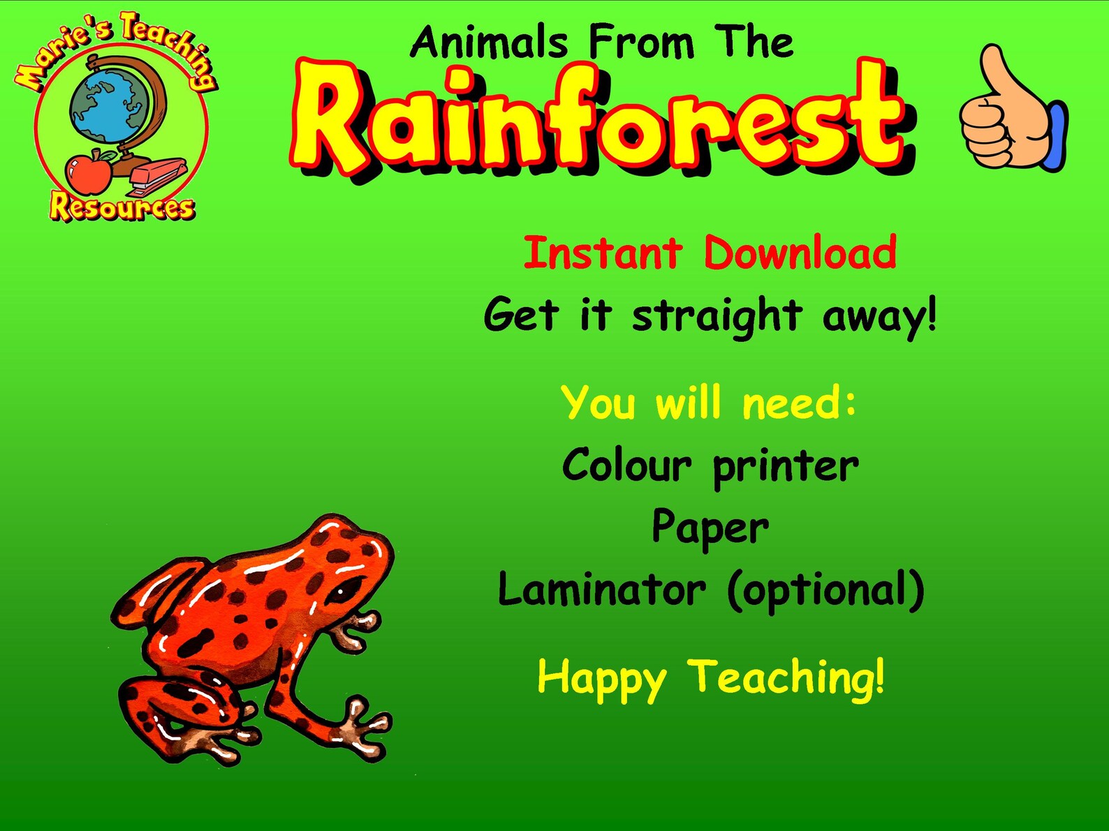 Amazon Rainforest Animals Word Mats, Amazon Rainforest Animals Visual ...