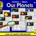 Space Our Solar System Fact Sheets, Planets Space Exploration Posters ...