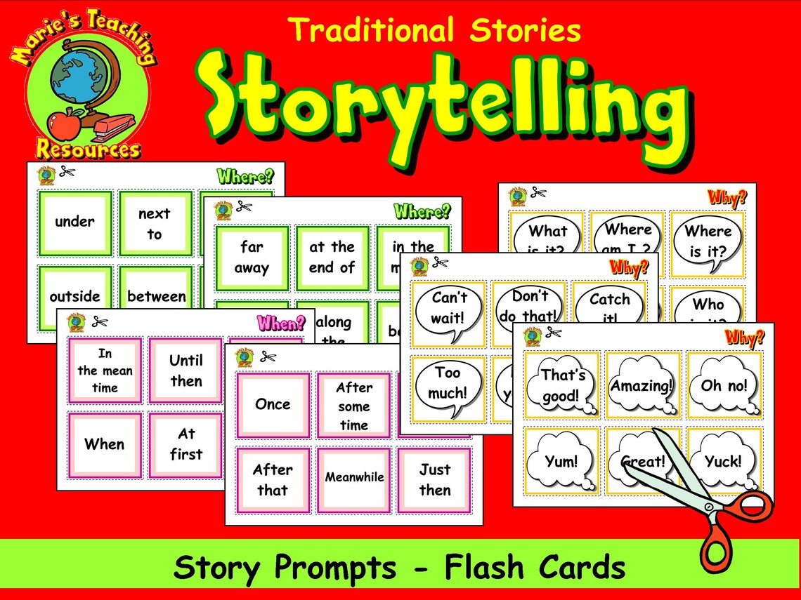 Storytelling Prompts, Storytelling Game, Literacy Telling Stories ...