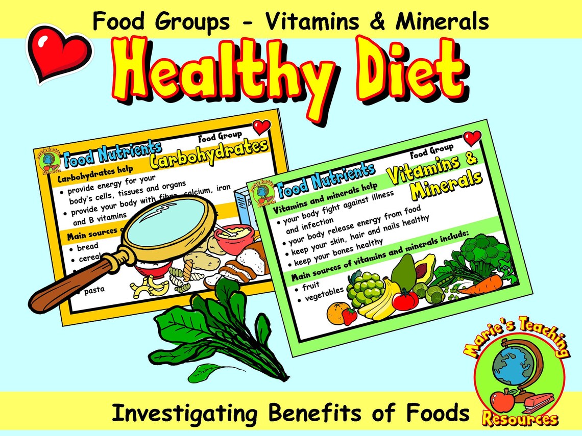 Balanced Diet Flashcards, Healthy Food, Food Groups, Science Keeping ...