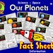 Space Our Solar System Fact Sheets, Planets Fact Sheets, Planets Visual ...