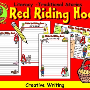 Little Red Riding Hood Writing Prompts, Creative Writing, Literacy ...