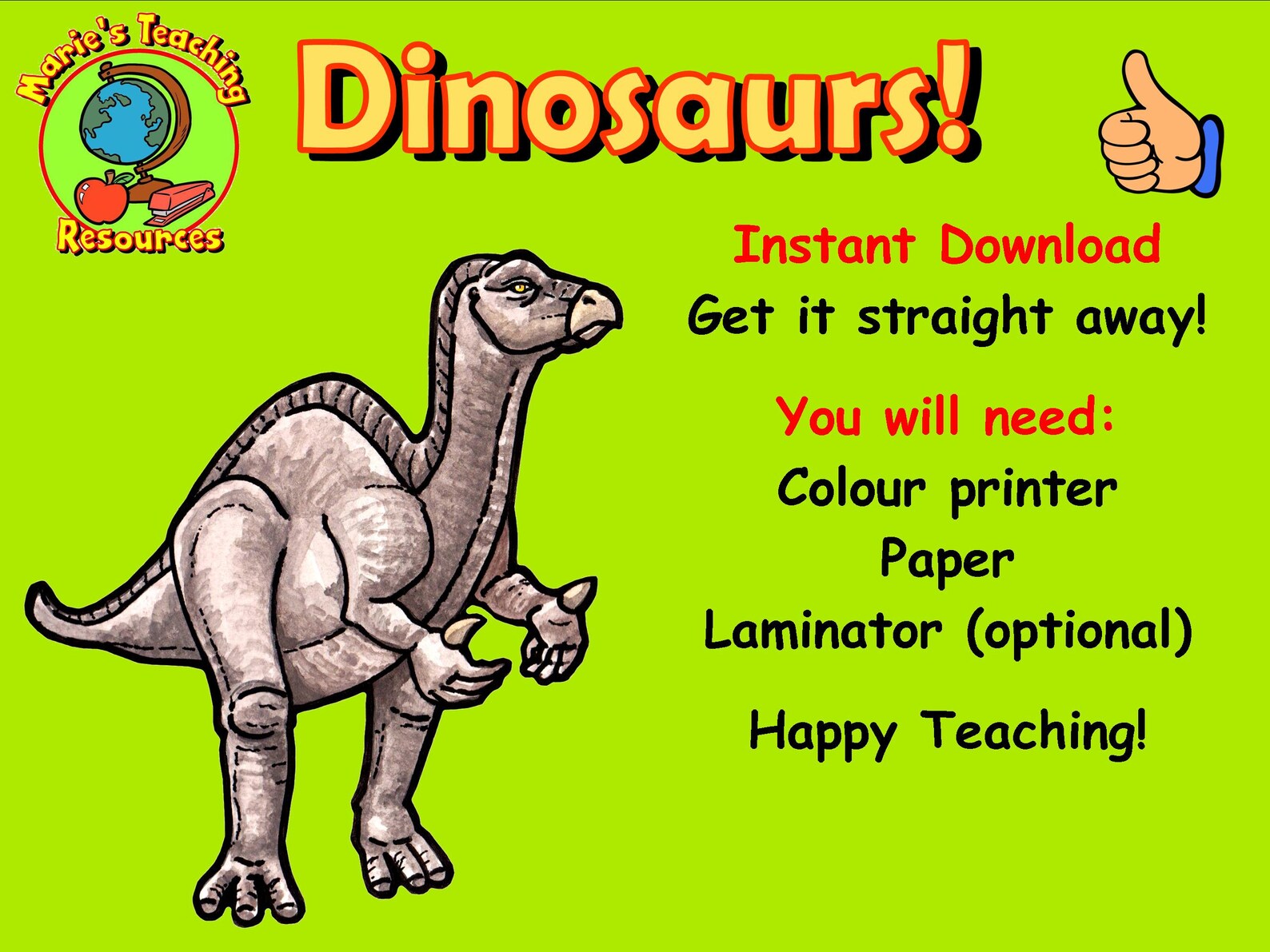 Dinosaurs Worksheets, Dinosaurs Visual Aid Posters, Dinosaurs Teaching ...