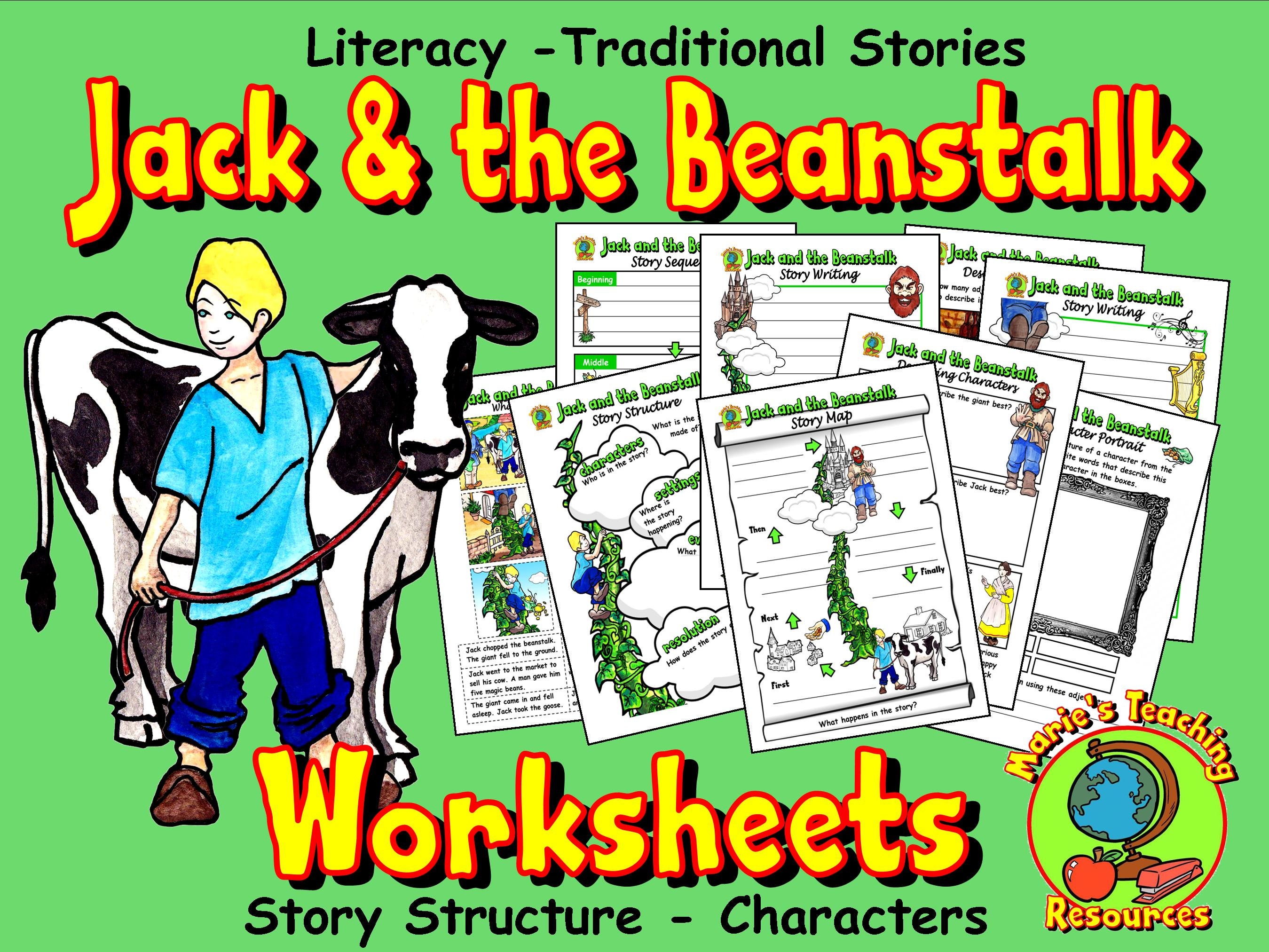 Jack and the Beanstalk, Literacy Traditional Stories, Literacy ...