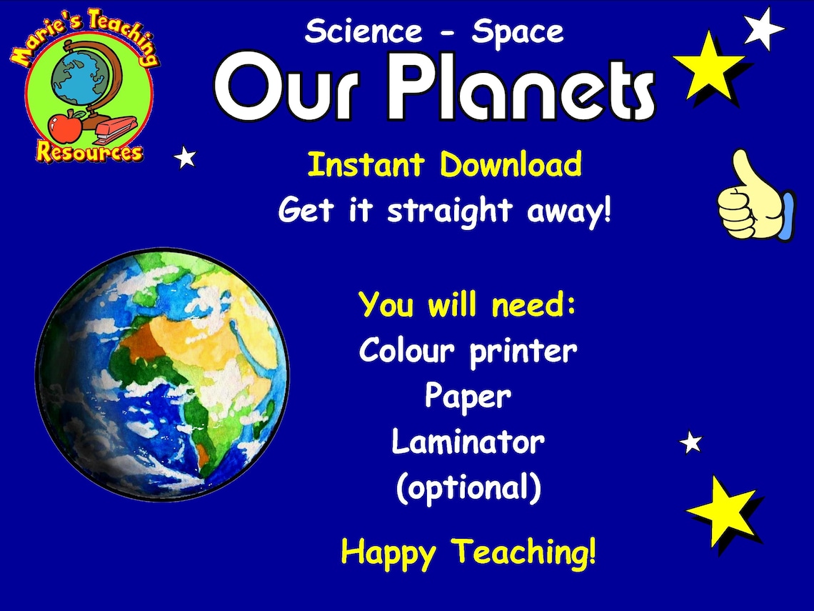 Space Our Solar System Fact Sheets, Planets Space Exploration Posters ...