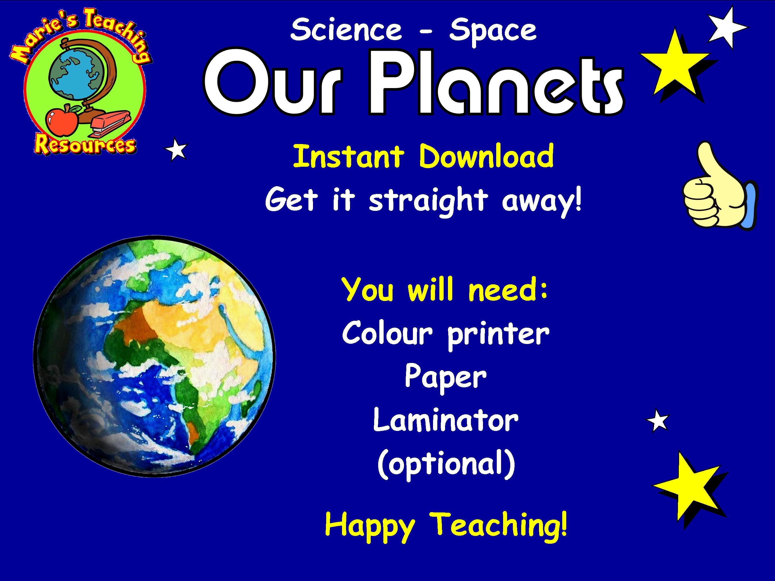 Space Our Solar System Fact Sheets, Planets Fact Sheets, Planets Visual ...