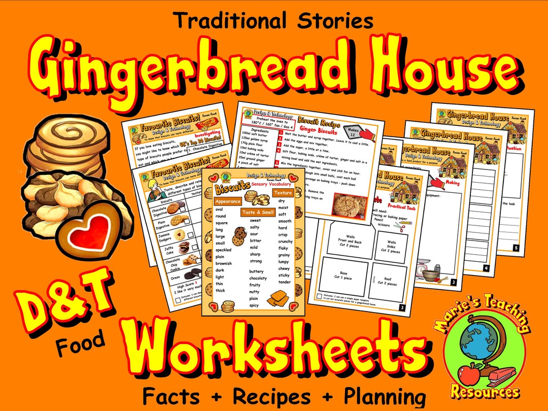 Hansel And Gretel Worksheets Design And Technology Food Etsy