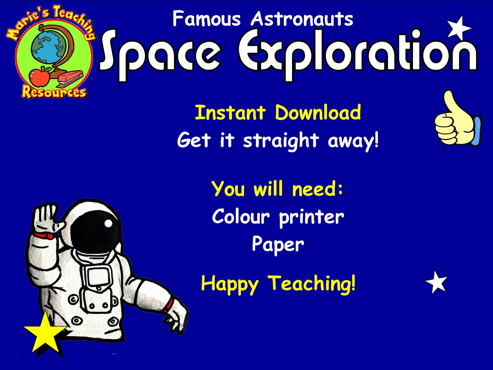 Space Astronauts Fact Sheets, Being an Astronaut Worksheets, History ...