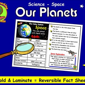 Space Our Solar System Fact Sheets, Planets Fact Sheets, Planets Visual ...