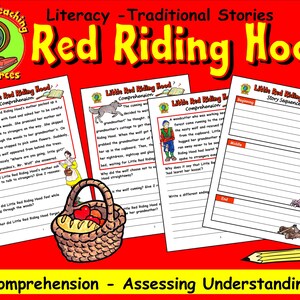 Little Red Riding Hood Story, Worksheets, Traditional Stories ...