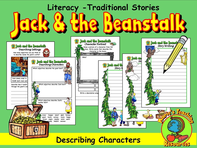 Jack and the Beanstalk, Literacy Traditional Stories, Literacy ...