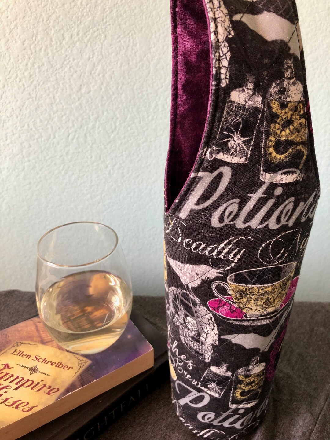 Spooky Potions Halloween Wine Bottle Carrier Tote Bag | Halloweencore ...