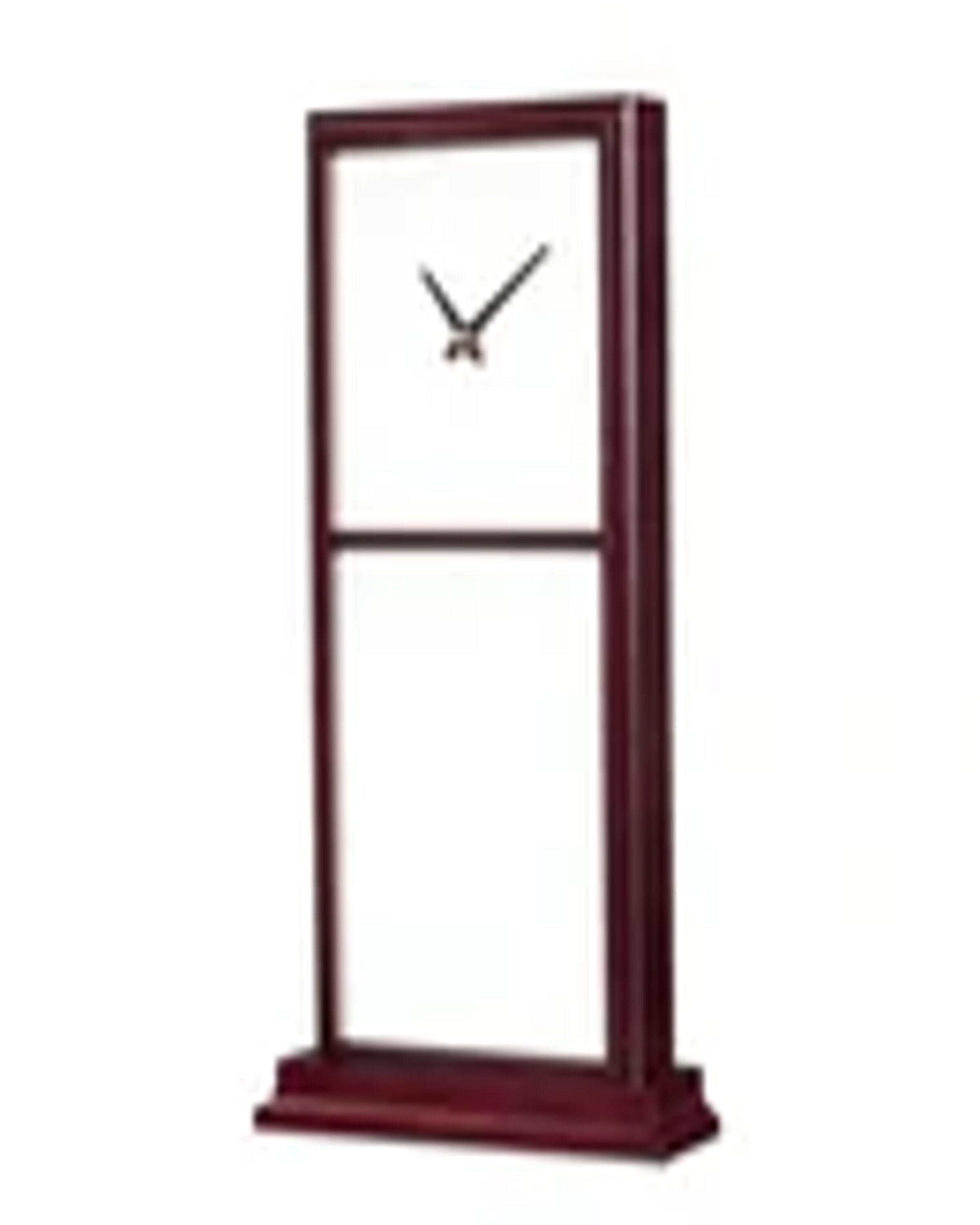 15 in Tall Mahogany Table Clock Fully Customizes - Etsy