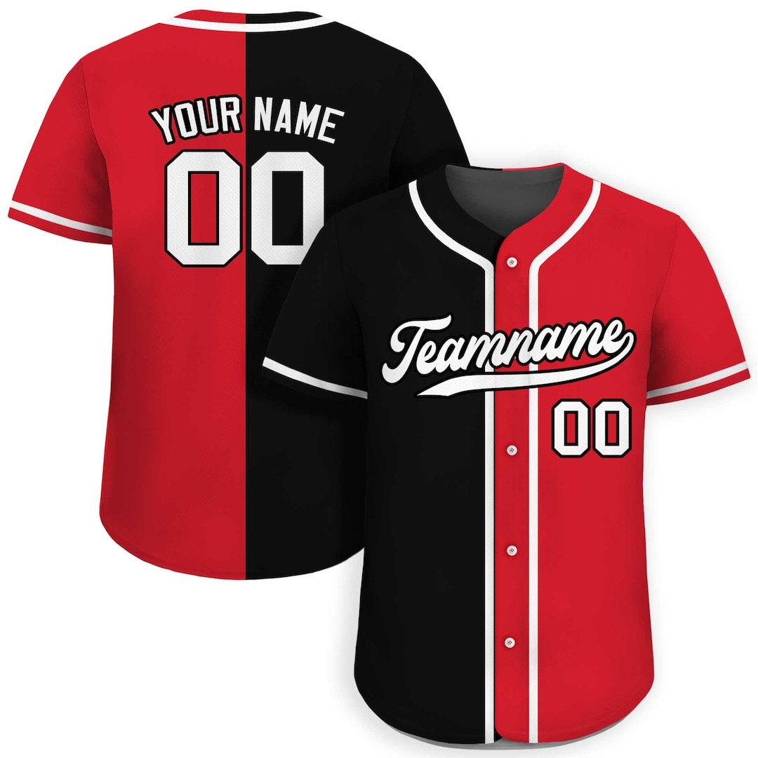 Custom Baseball Jersey With Teamname Name Number Jersey Shirt - Etsy