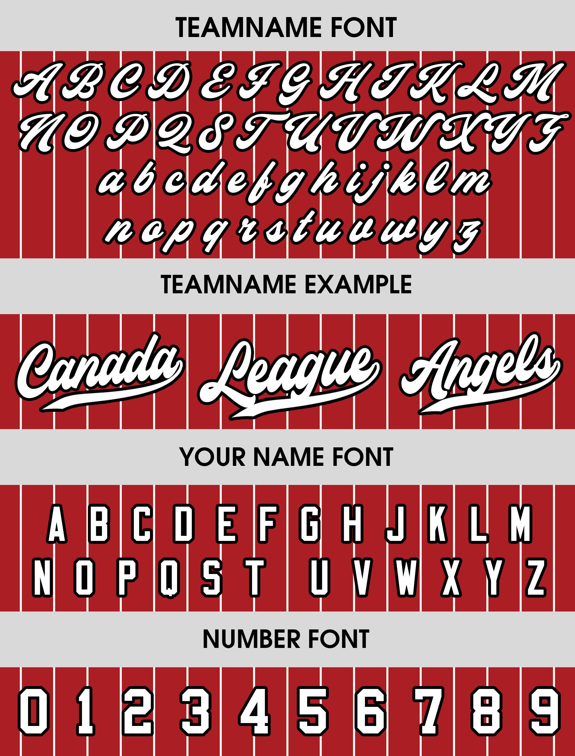Printed Red White Custom Baseball Jersey With Teamname Name Number ...