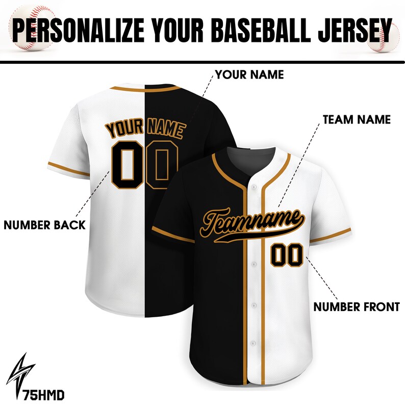 Custom Baseball Jersey With Teamname Name Number,jersey Shirt for Men ...