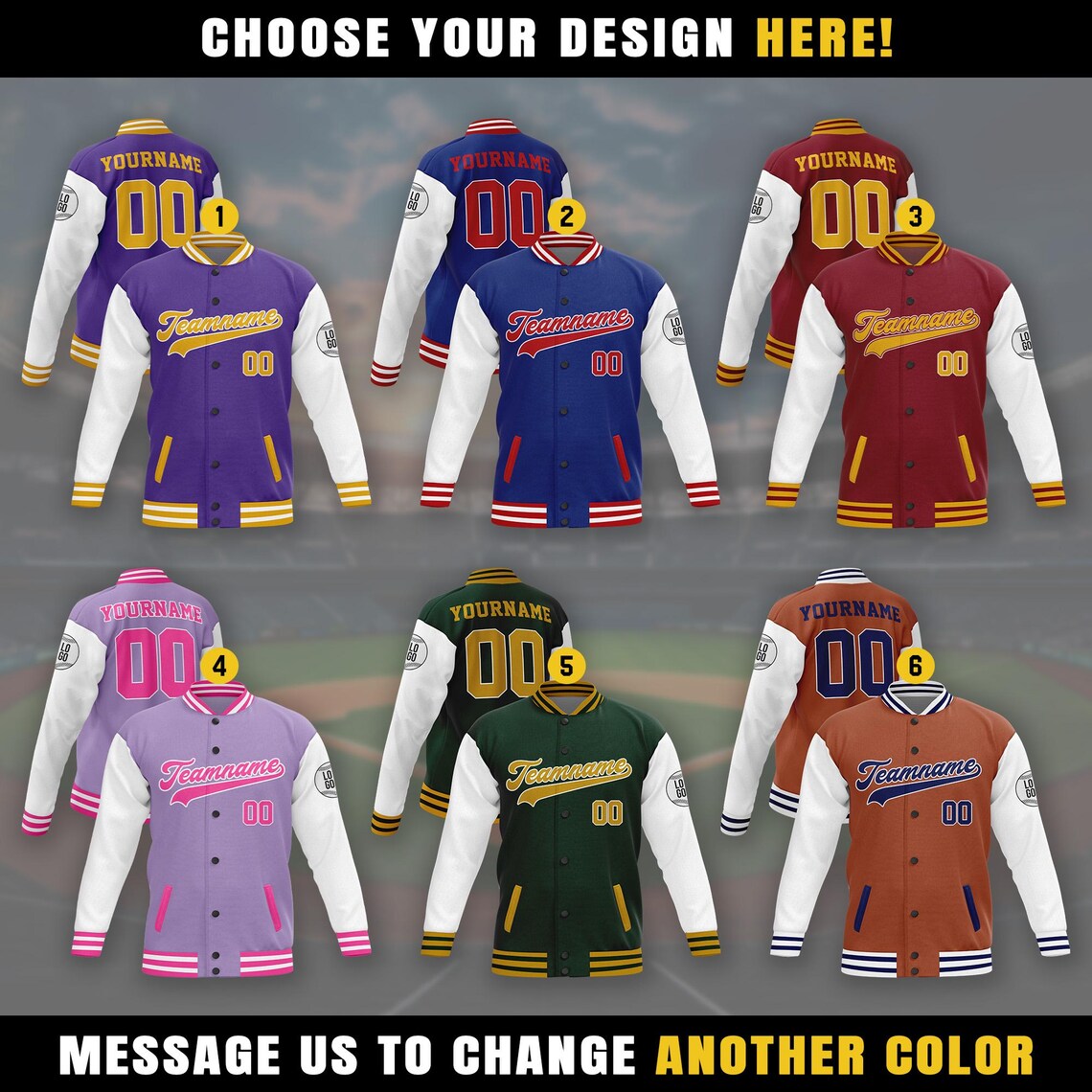 Personalized Jacket With Team Name Name Number for Adults Kid, Make ...